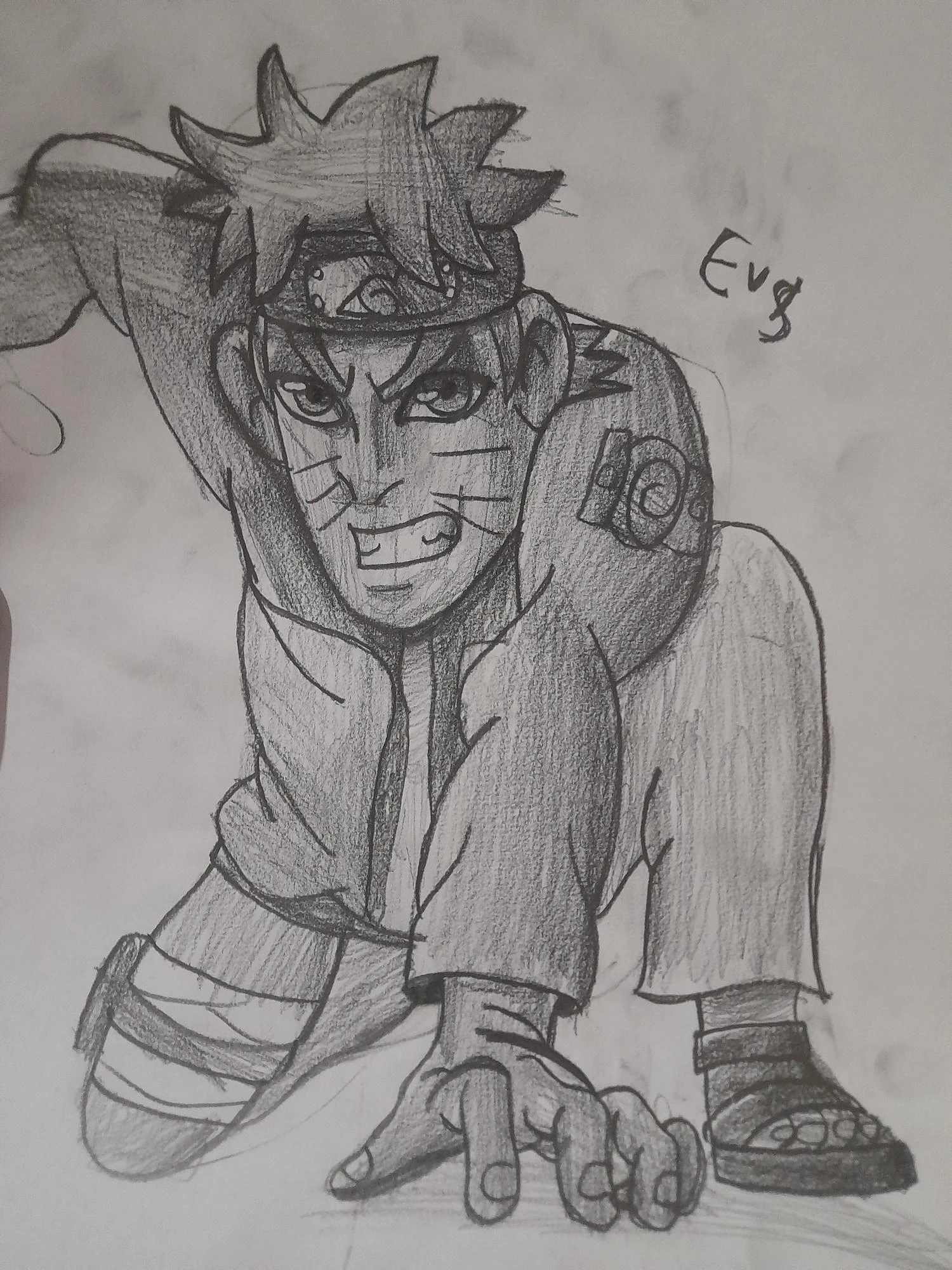 My sketch of Naruto | Fandom