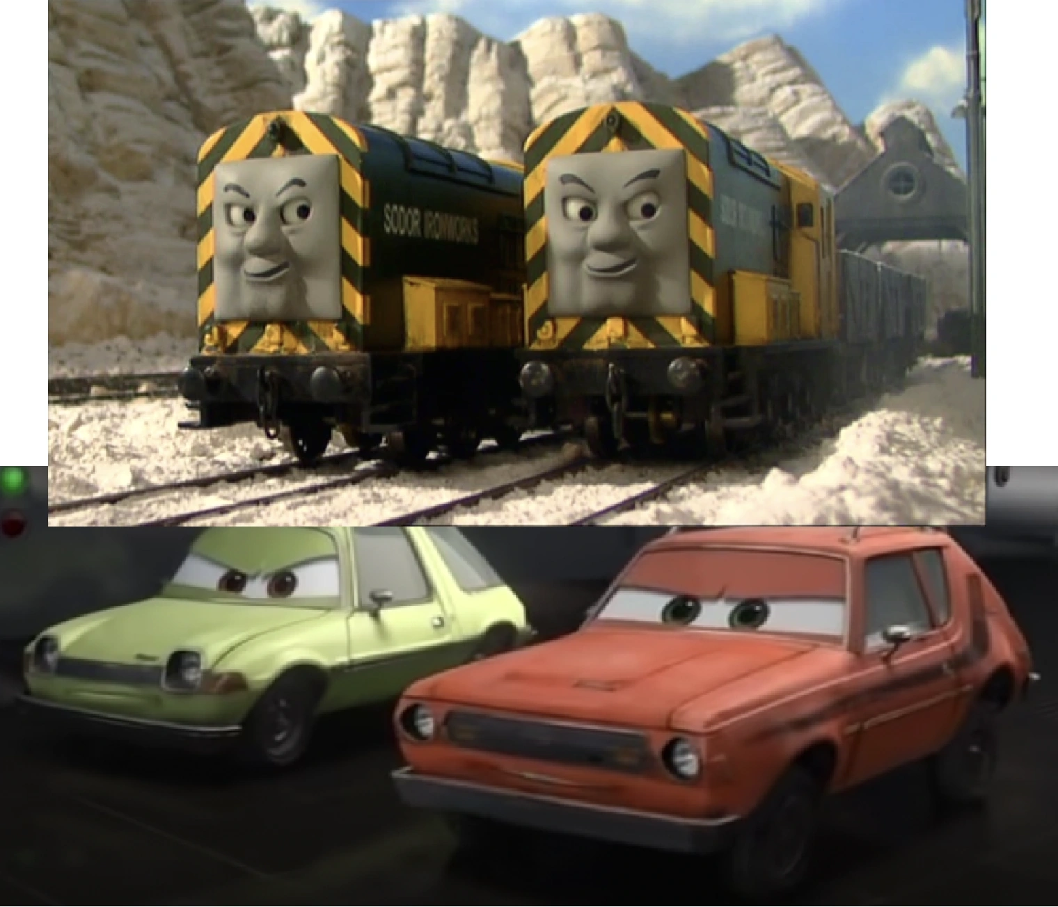 Did you know that Grem and Acer from Cars 2 are car versions of Arry ...