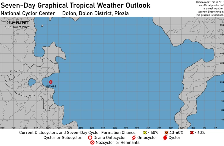 Holguin, 06/07/2026 - Antiope becomes the first named storm of the ...