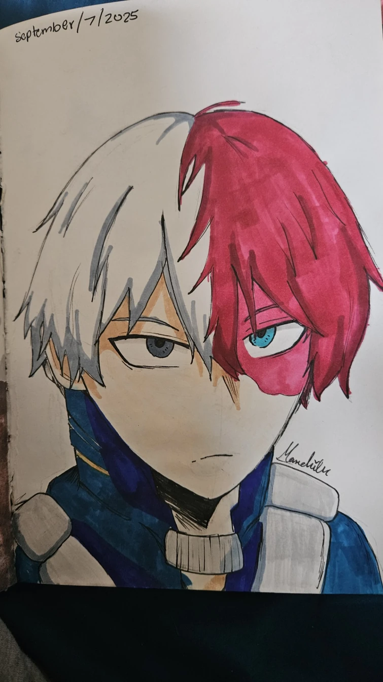 Shoto drawing :) | Fandom