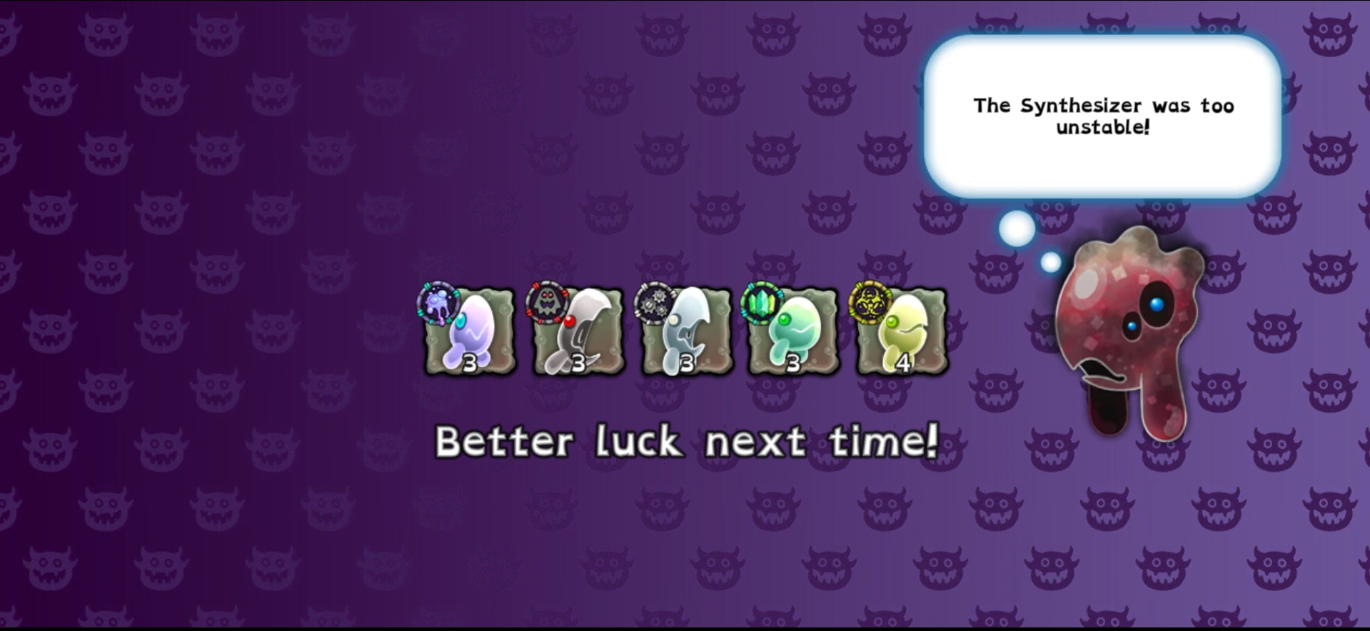 I put in the bemeebeth meebs, failed, and got the exact meebs i put in ...