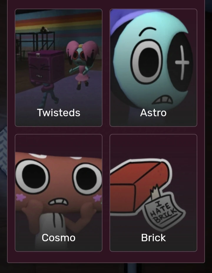 Cosmo is about to throw a brick at the Twisteds as they chased Astro ...