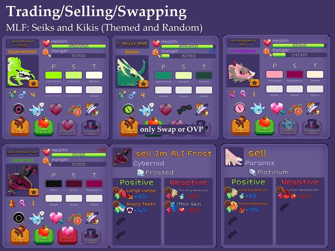 Trading/Selling/Swapping | Fandom