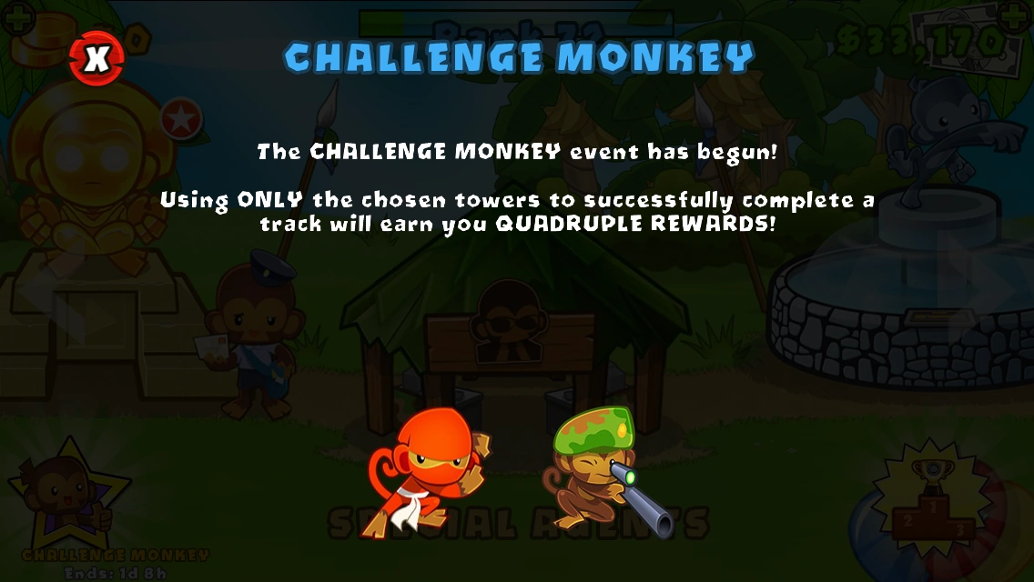 Challenge Monkey | Bloons Wiki | Fandom