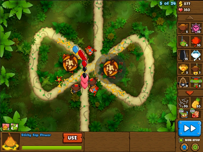 Sticky Sap Flower Ability | Bloons Wiki | Fandom