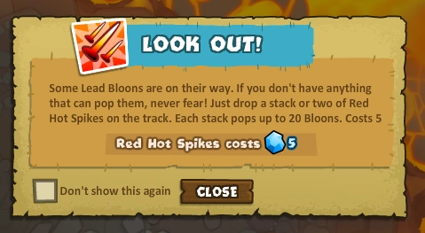 Red Hot Spikes | Bloons Wiki | Fandom