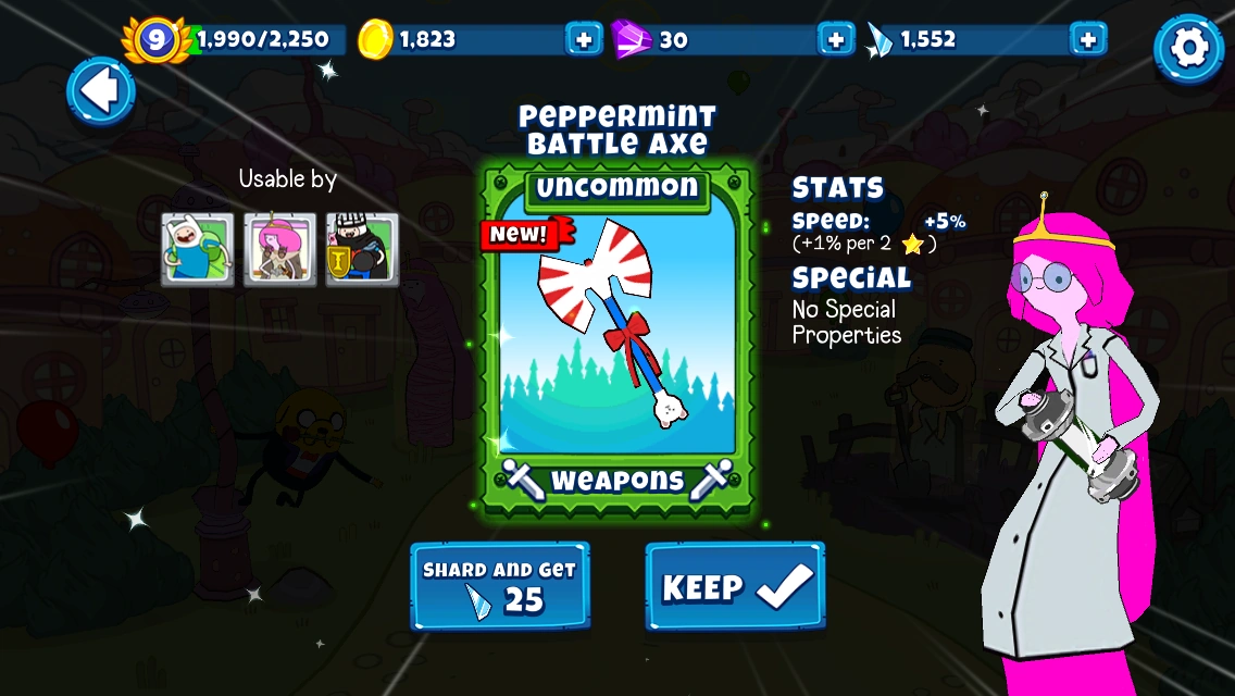 Peppermint Battle Axe | Bloons Wiki | Fandom