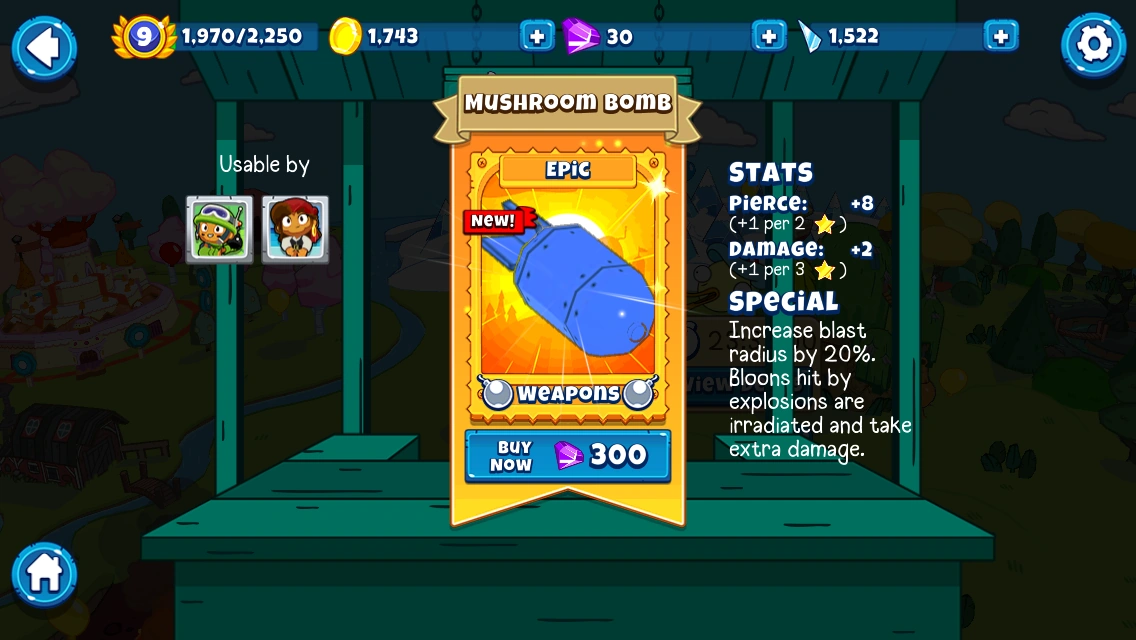 Mushroom Bomb | Bloons Wiki | Fandom