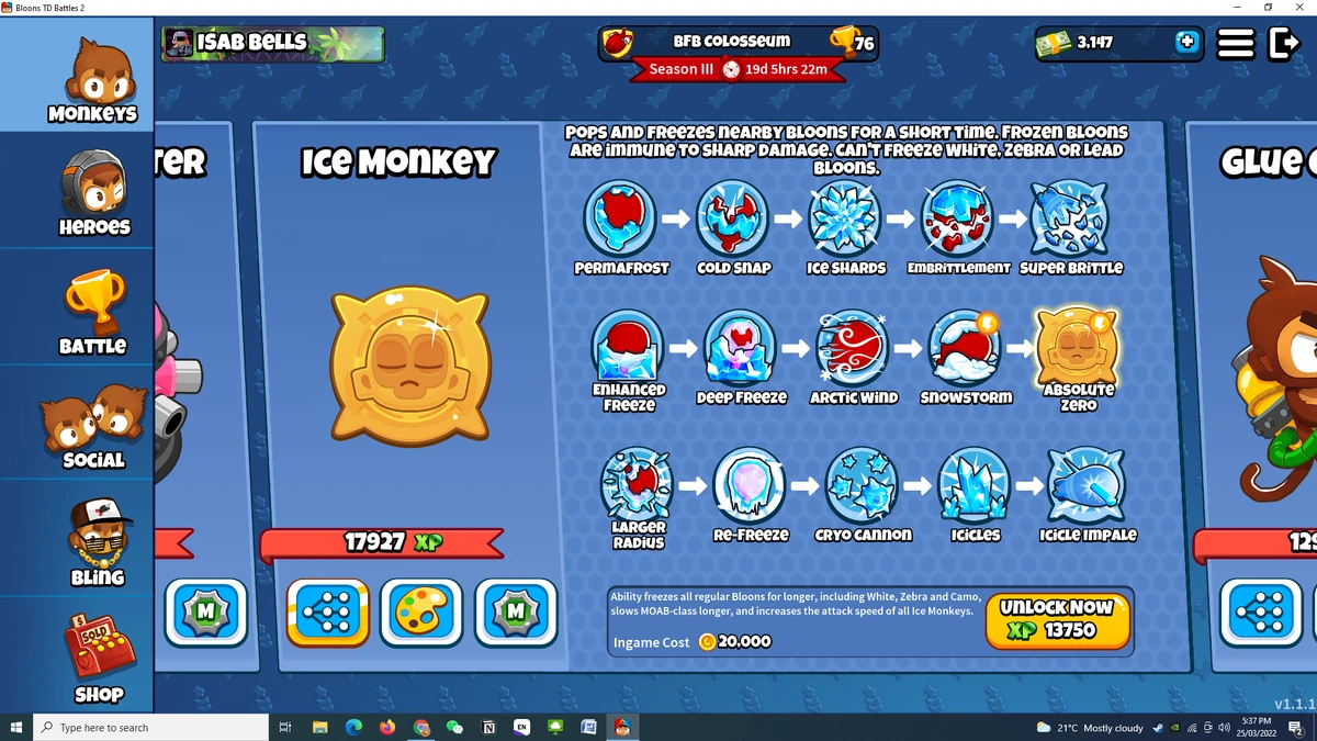 Absolute Zero (BTDB2) | Bloons Wiki | Fandom