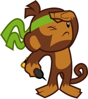 btd5 coloring pages dart monkey