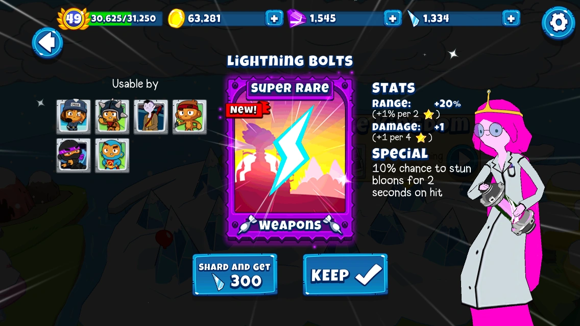 Lightning Bolts | Bloons Wiki | Fandom