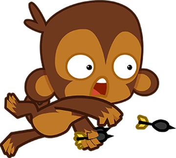 btd5 coloring pages dart monkey