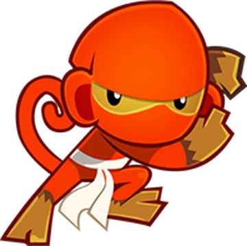 cartoon ninja monkey