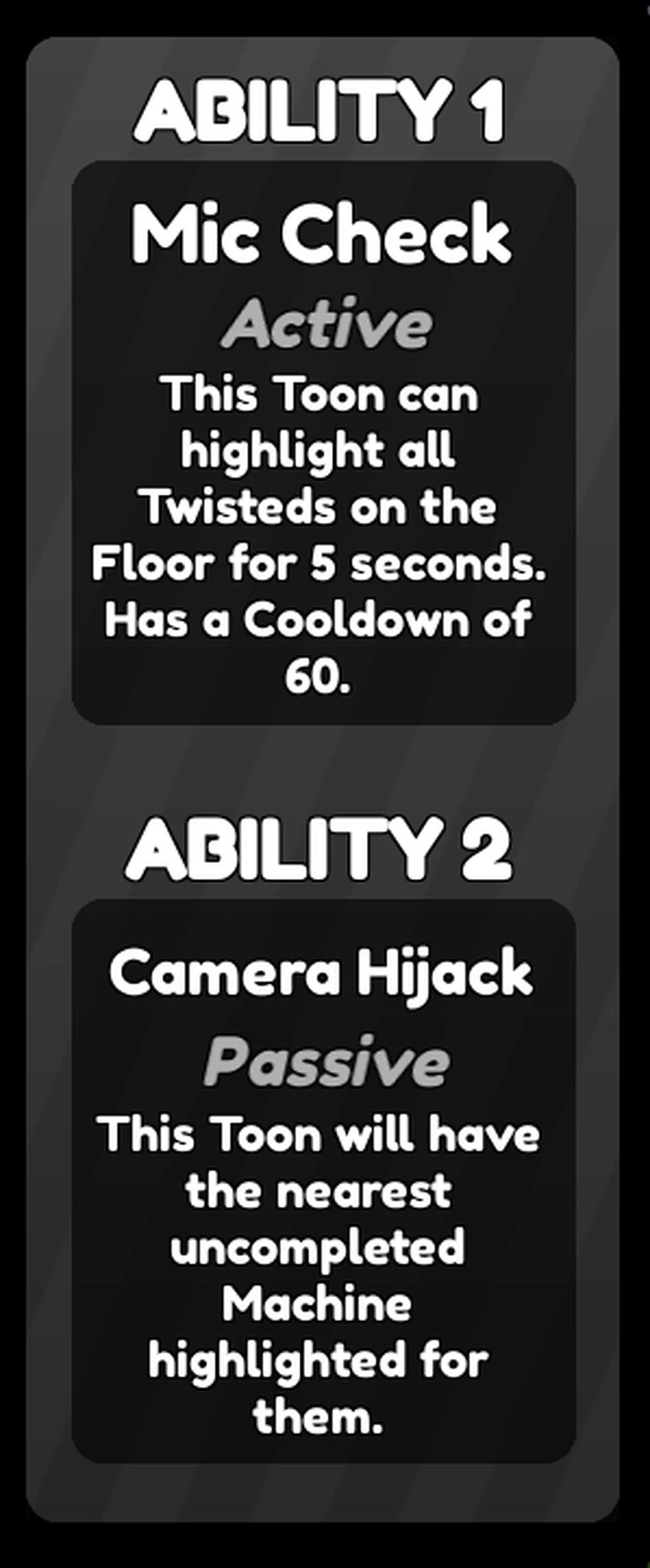 Fun fact about Bassie’s ability sheet | Fandom