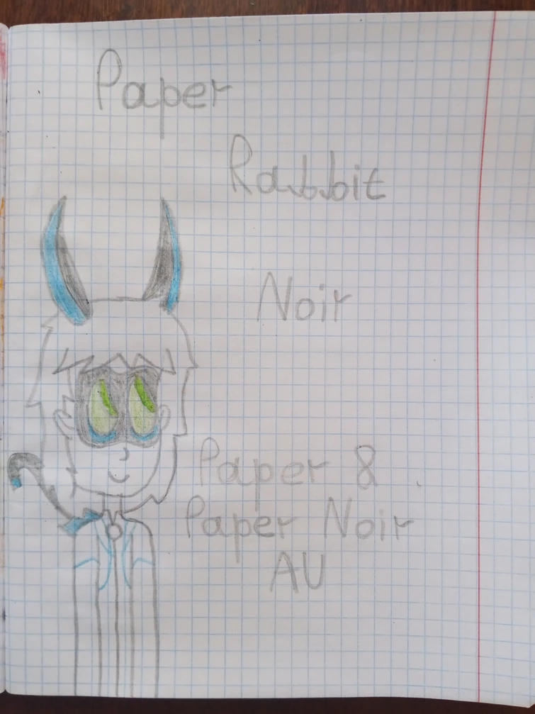 Recently I remembered I wanted to draw Rabbit Noir... | Fandom