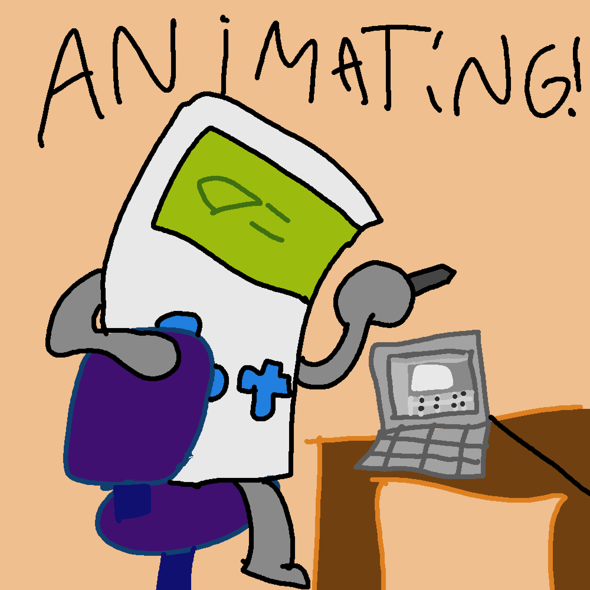 I OFFICIALLY ANIMATED THE FIRST ENTIRE SCENE OF VIDEOGAME GAMESHOW ...