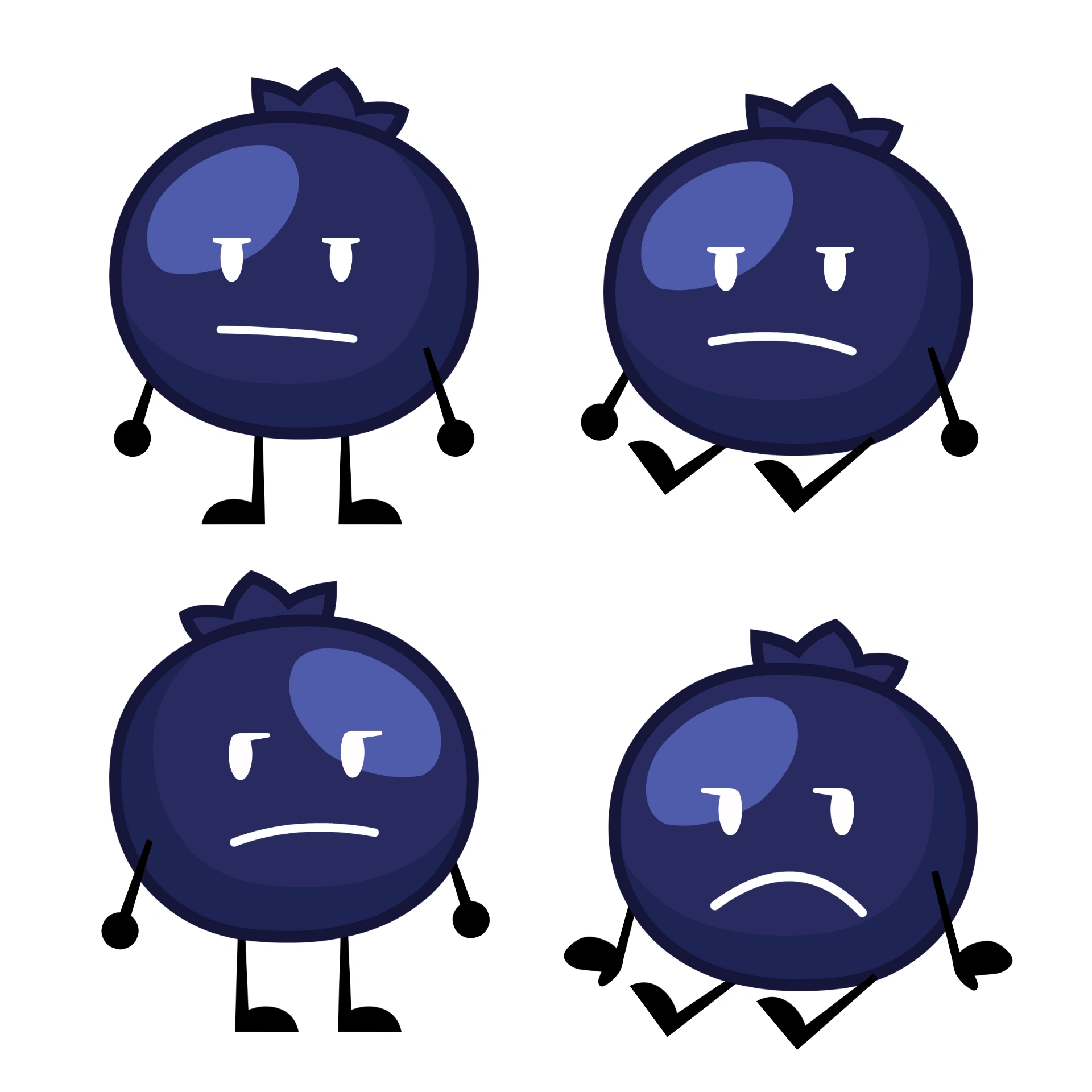 Pose Sheet once again! "Now I'm bored... And also sad." - Blueberry ...
