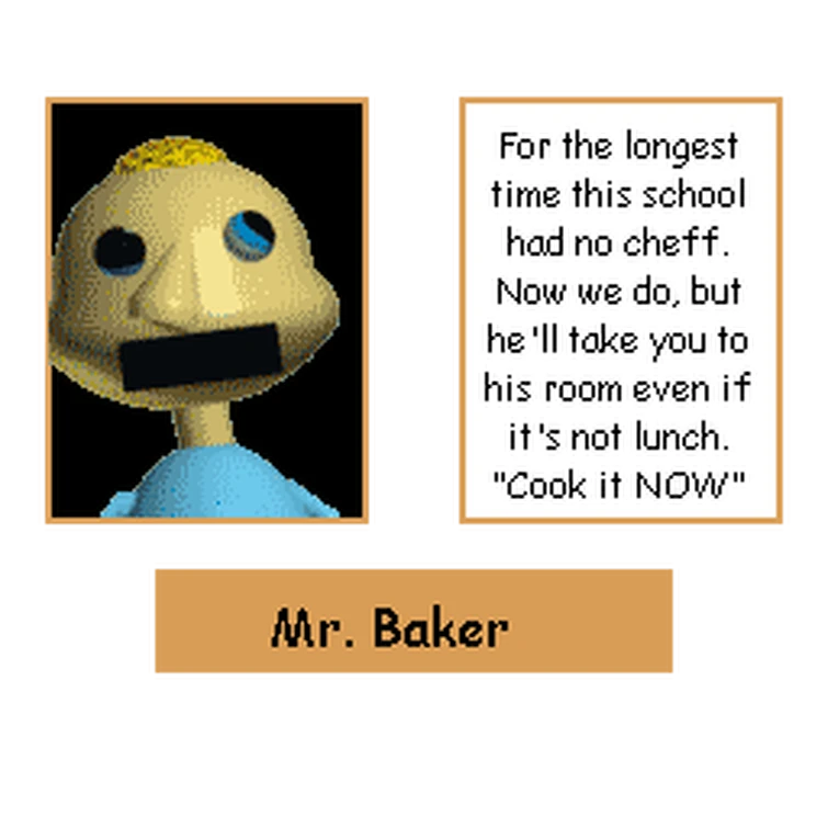 i made custom Baldi character | Fandom