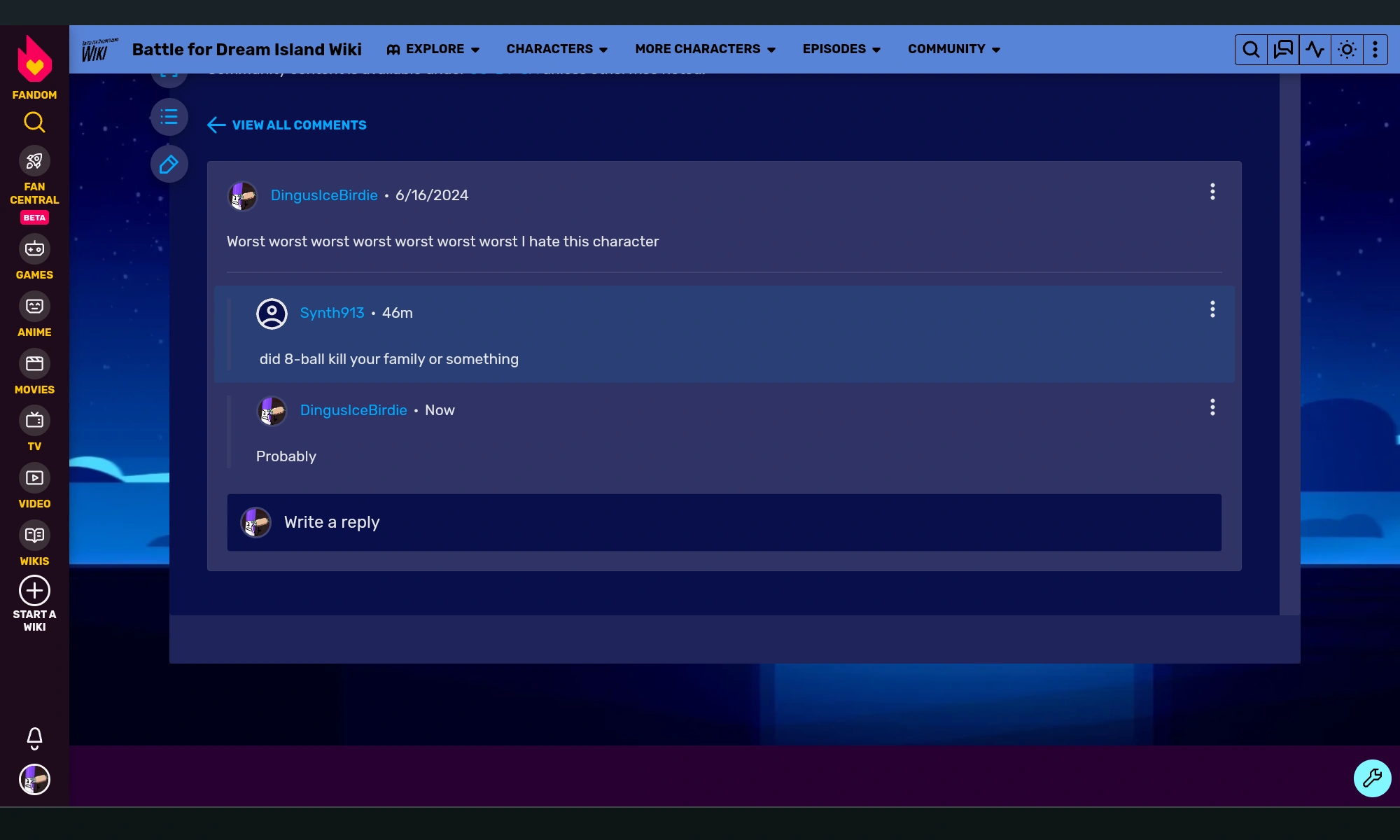 "Did 8-Ball Kill Your Family Or Something" | Fandom