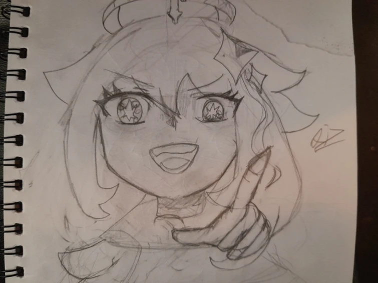 ☆Paimon drawing!!☆ ``. Give me all your Mora Traveller!. `` -Paimon ...