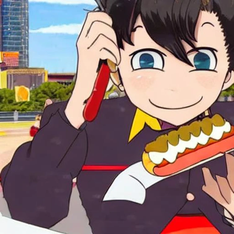 I USED PICSART'S NEW AI GENEARTOR THINGY AND LOOKED UP MIKA EATING A ...