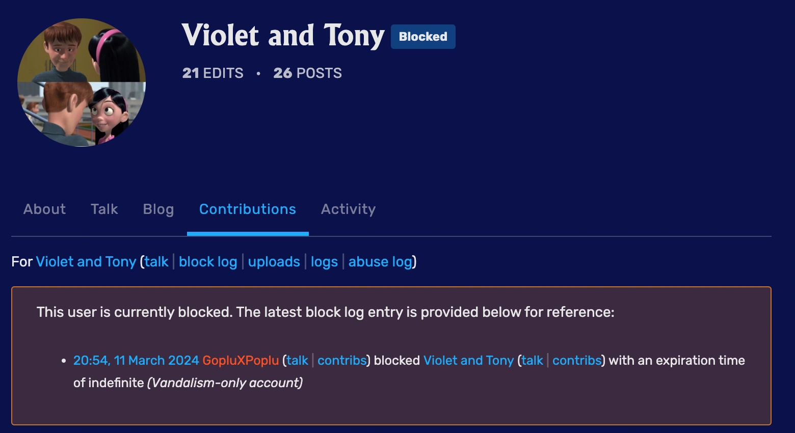 YESSSS! That NSFW Vandal got blocked! | Fandom