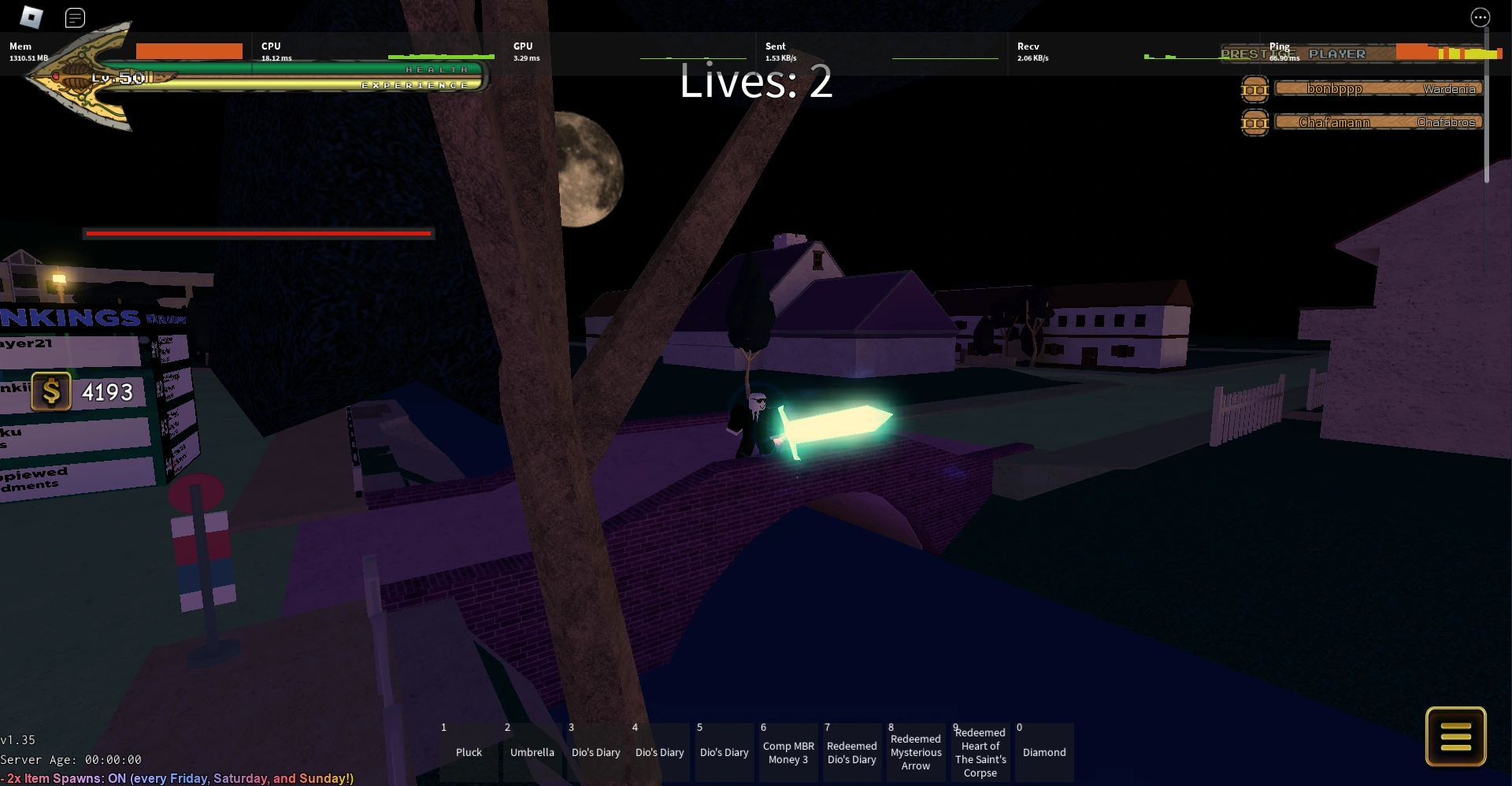 Reading Dio's Diary right before a round starts traps you in Morioh ...