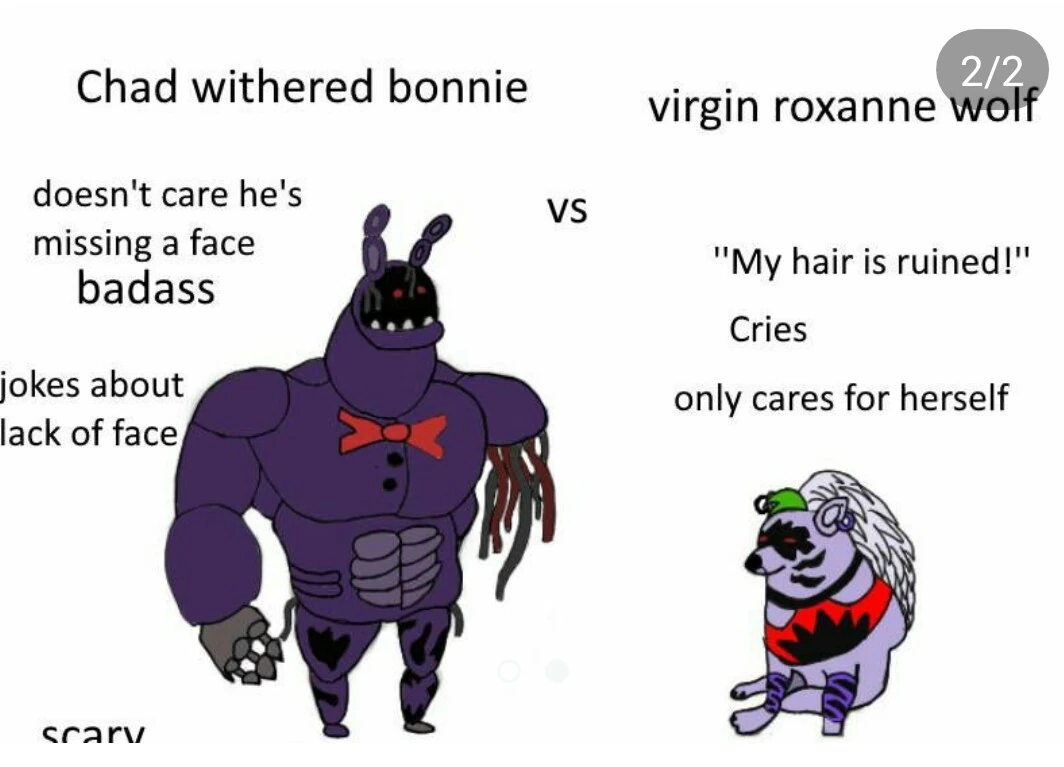 Withered Bonnie is Chad | Fandom