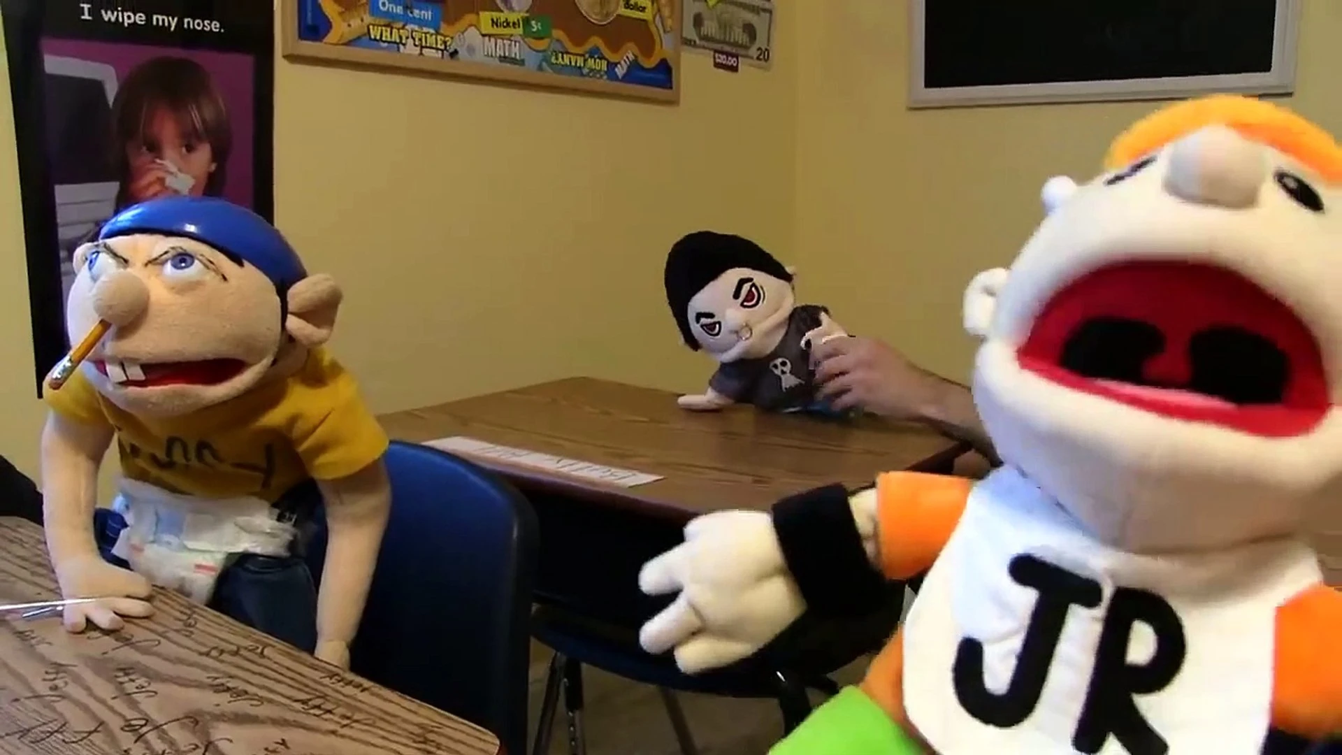 Jeffy's is officially 18th, why’s he still going School (elementary). Why can't he just drop-out ...