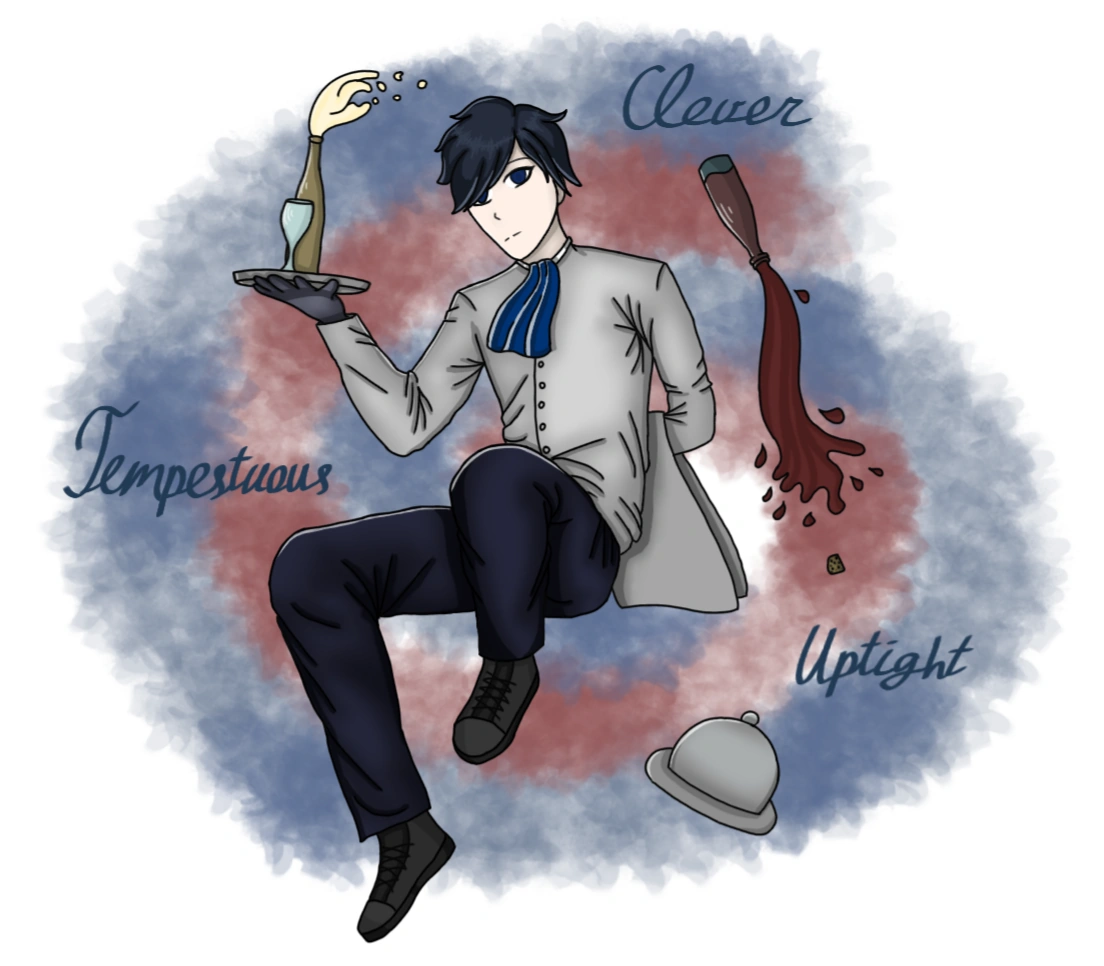 Splash art for my fangan character #5 | Fandom