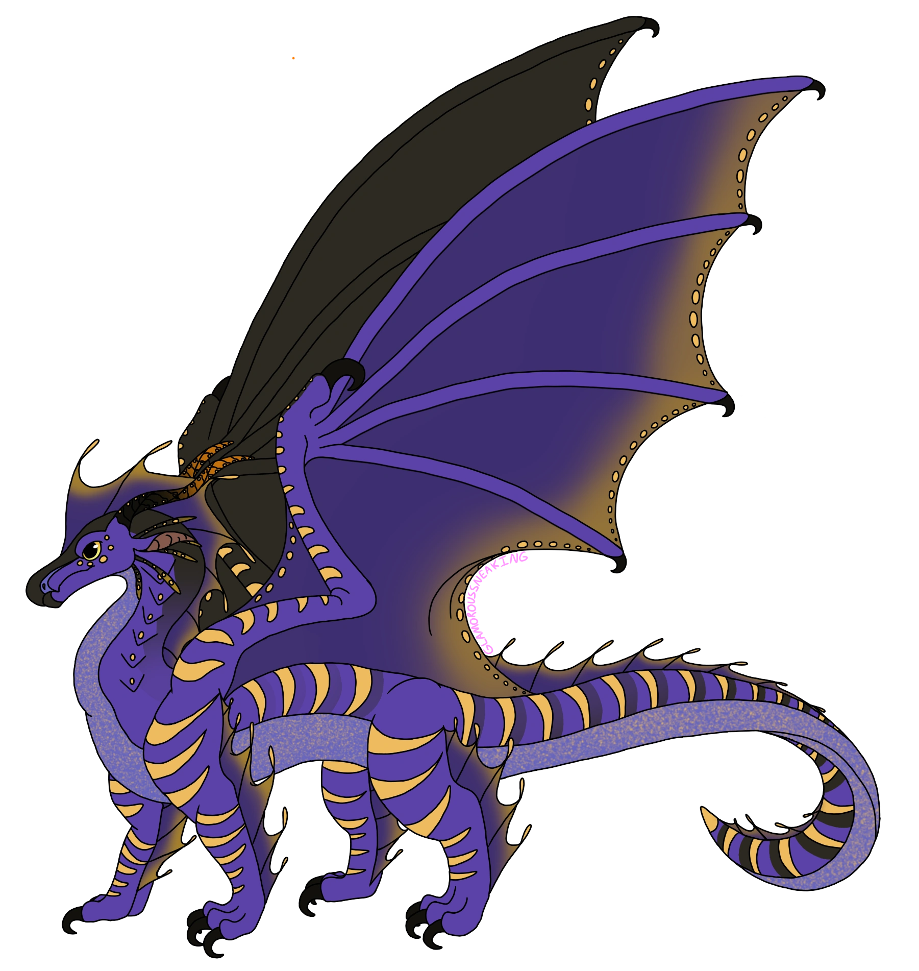 seawing design raffle but it's with an old base I made of an alternate ...