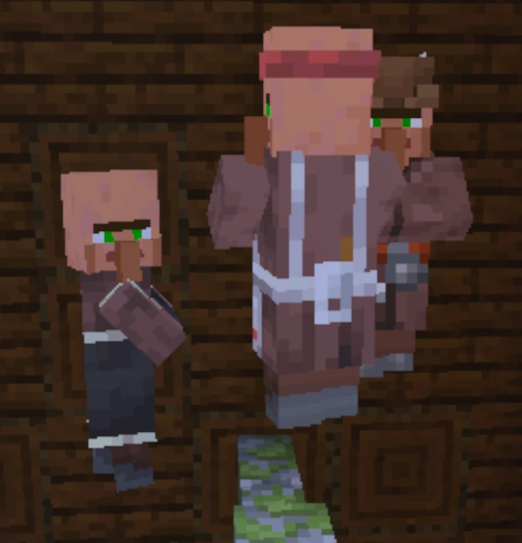Da villager is cooked - I mean the next image after that one-yk why ...