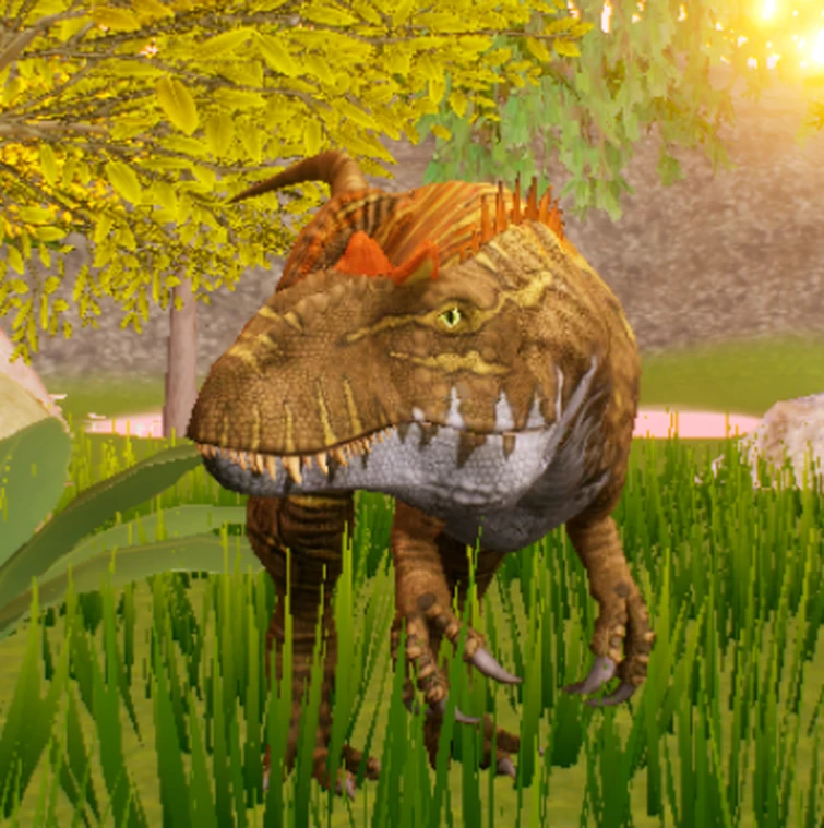 the cursed isle new allosaurus model has no lips | Fandom