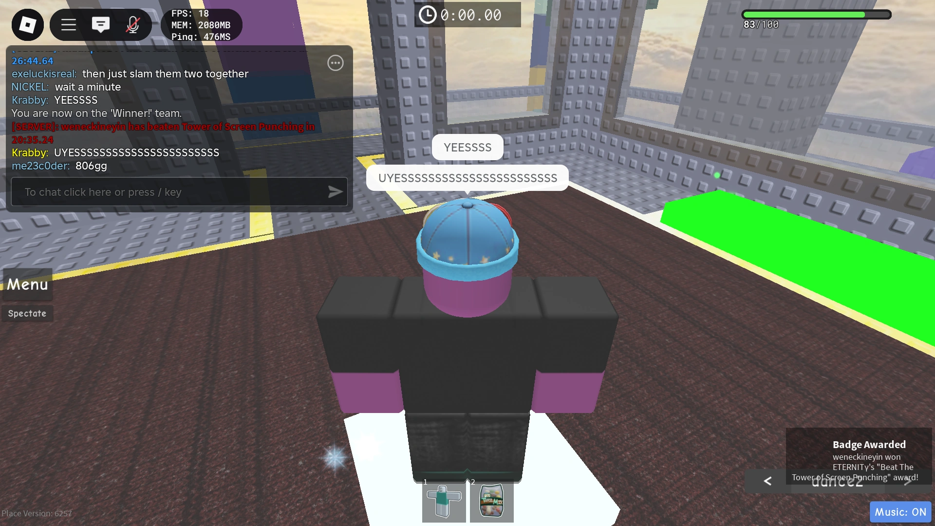 Tower of Screen Punching Completion | Fandom