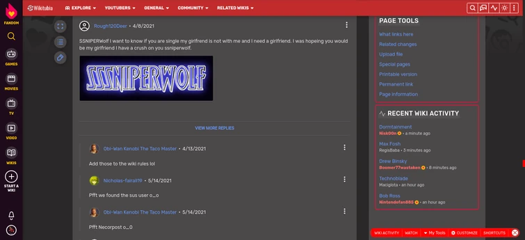 simp detected | Fandom