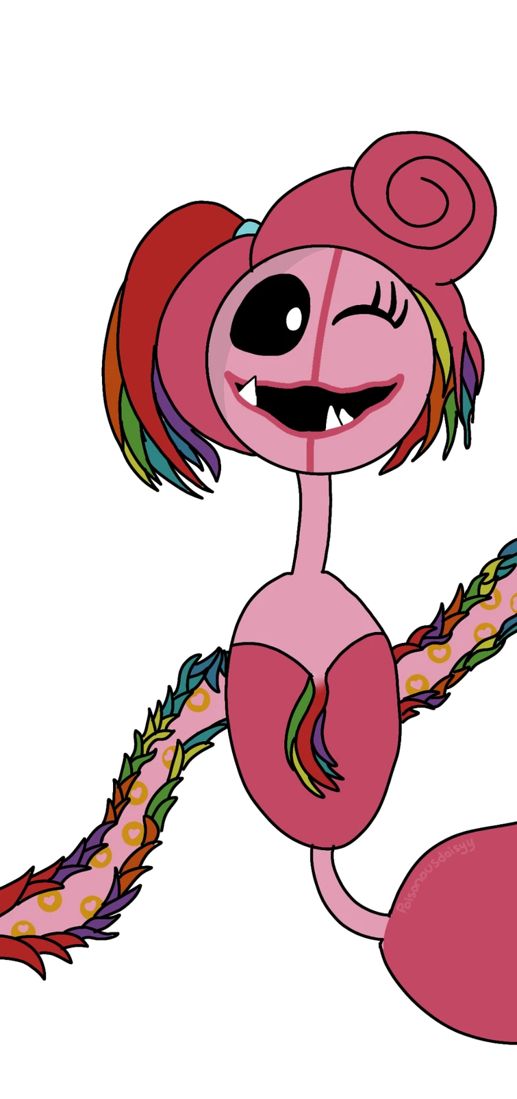 My new OC: Mommy Yarn Legs!! :O | Fandom