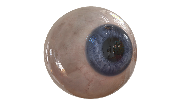 does anyone have a template for an eye falling out of the socket for an ...