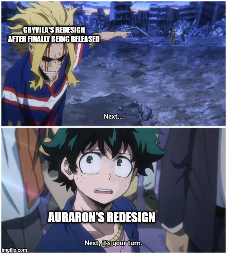 the auraron redesign is the new gryvila redesign in terms of waiting ...