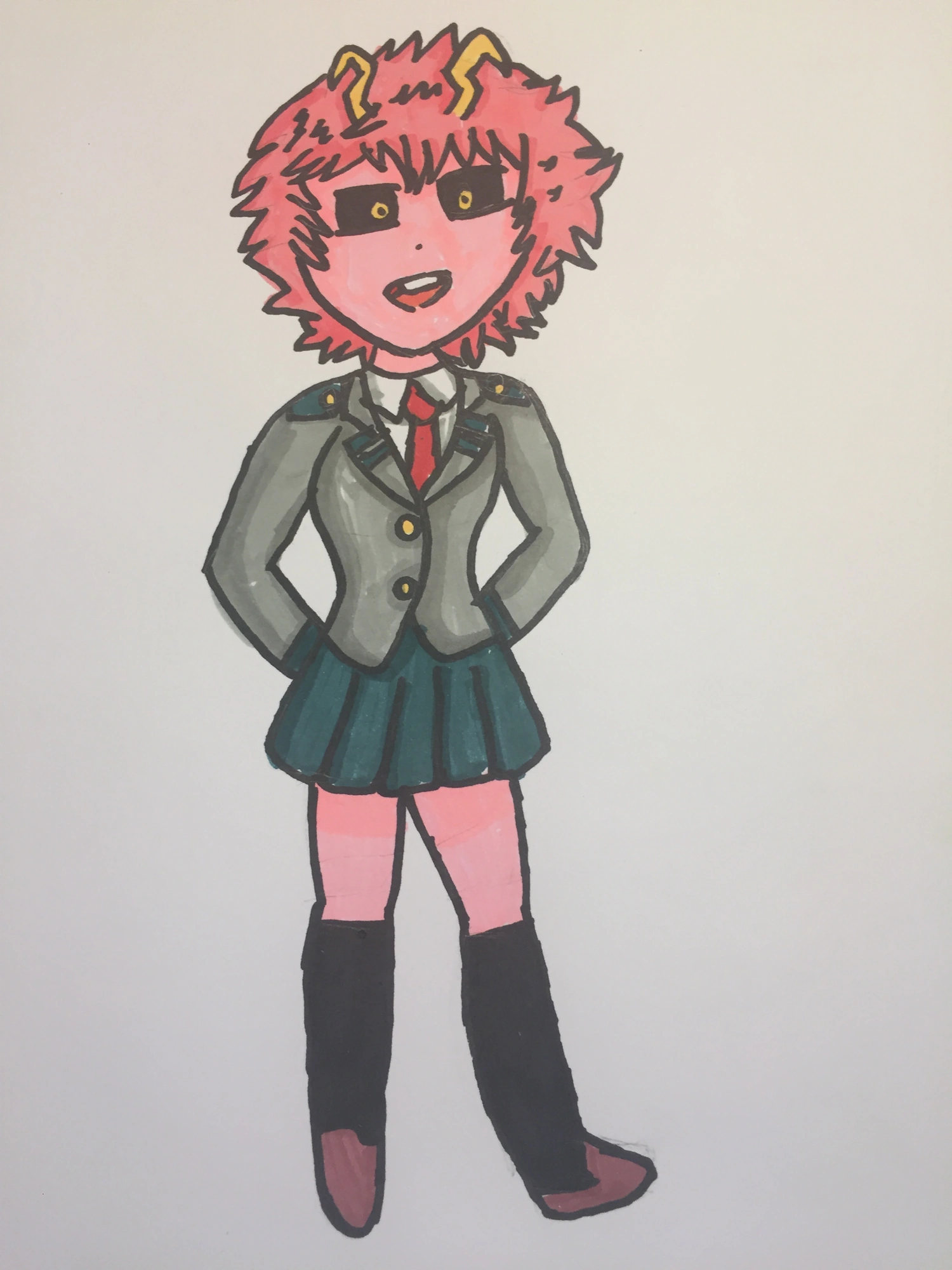 So i tried drawing mina | Fandom