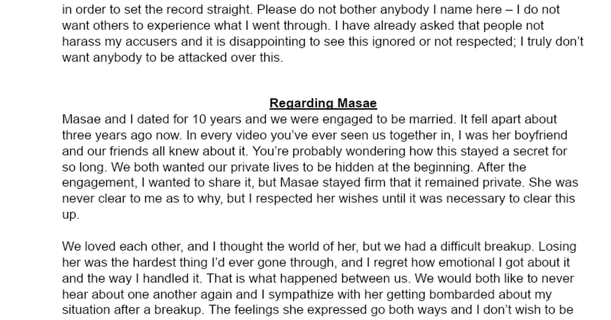 no way an apology that is actually good coming from a youtuber | Fandom