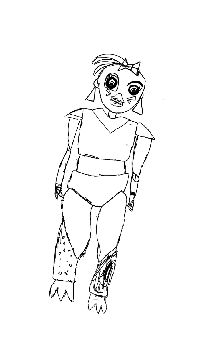 Glam rock chica art | Fandom