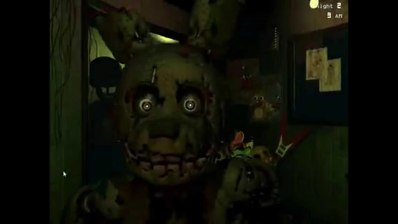 Springtrap murdered the nightguard by simply moving his face closer to ...