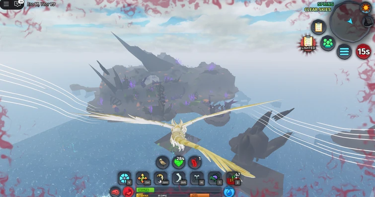 you can just fly to the shadow isle if youre fast enough to avoid death ...