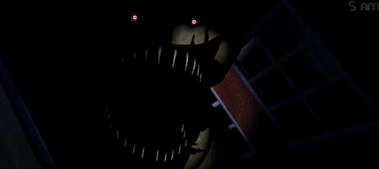 Some guy on twitter said they found this "Glitch on fnaf 4 | Fandom