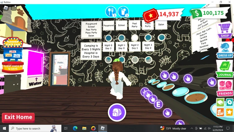 Tasks in an adopt me day | Fandom