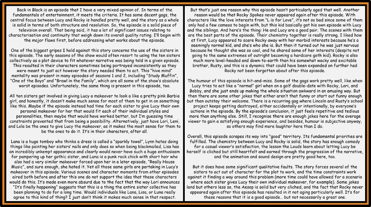 Back in Black Review | Fandom