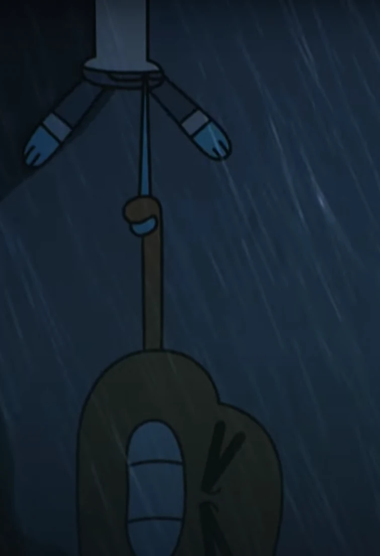 Can some tell me what's up with Gumball's tail here? | Fandom