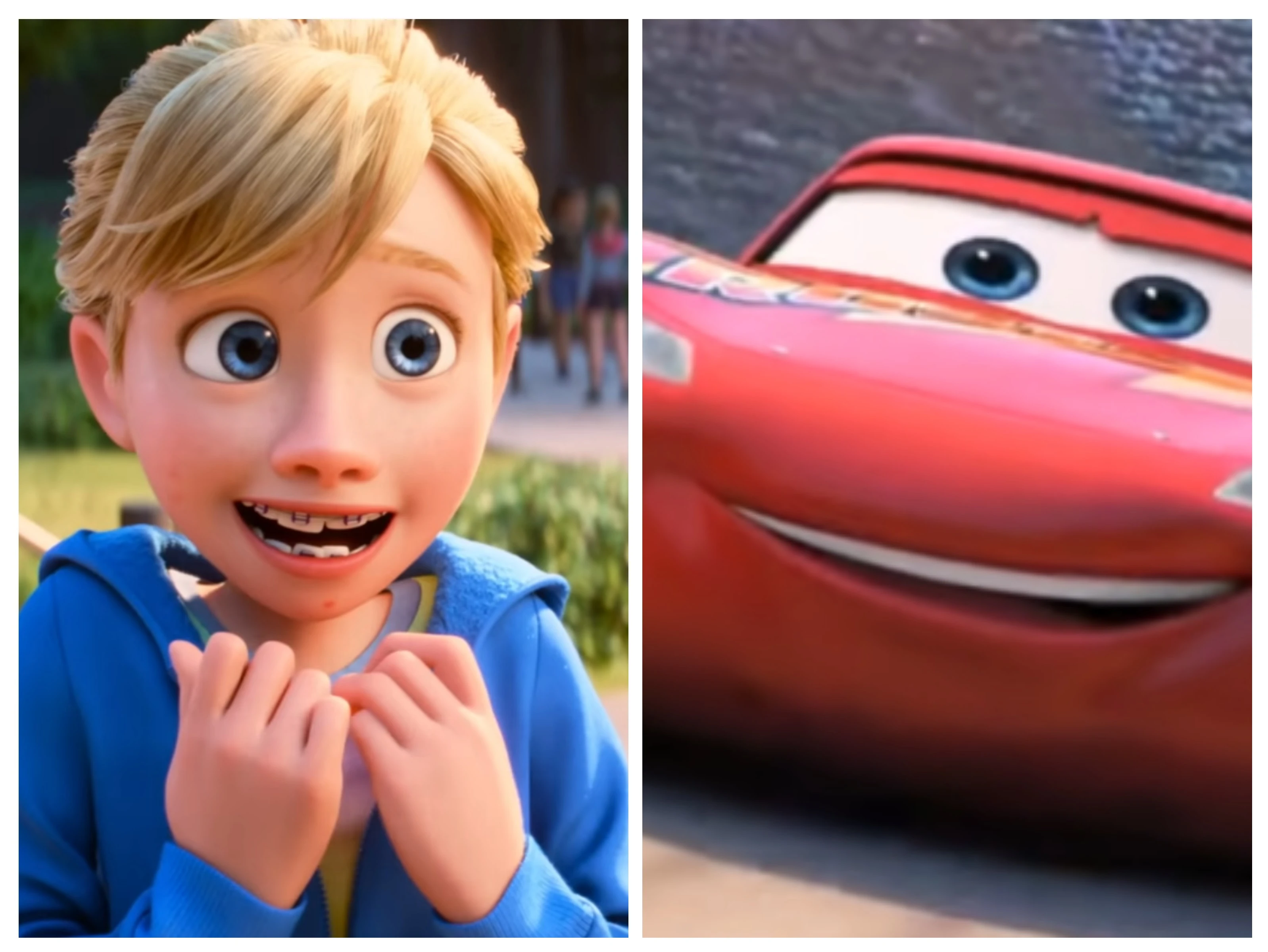 Riley and McQueen smiles and same blue eyes | Fandom