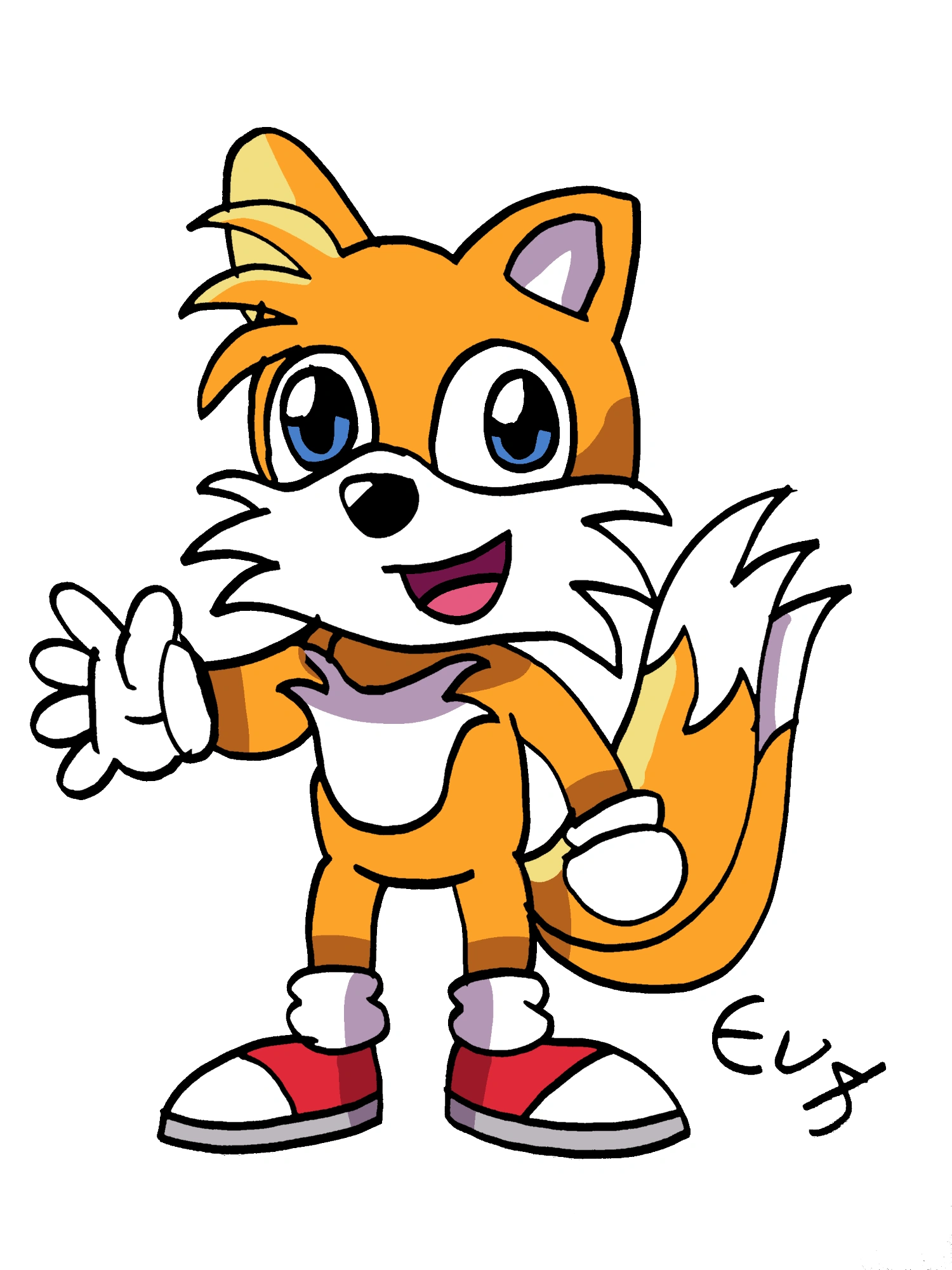 My drawing of Tails | Fandom