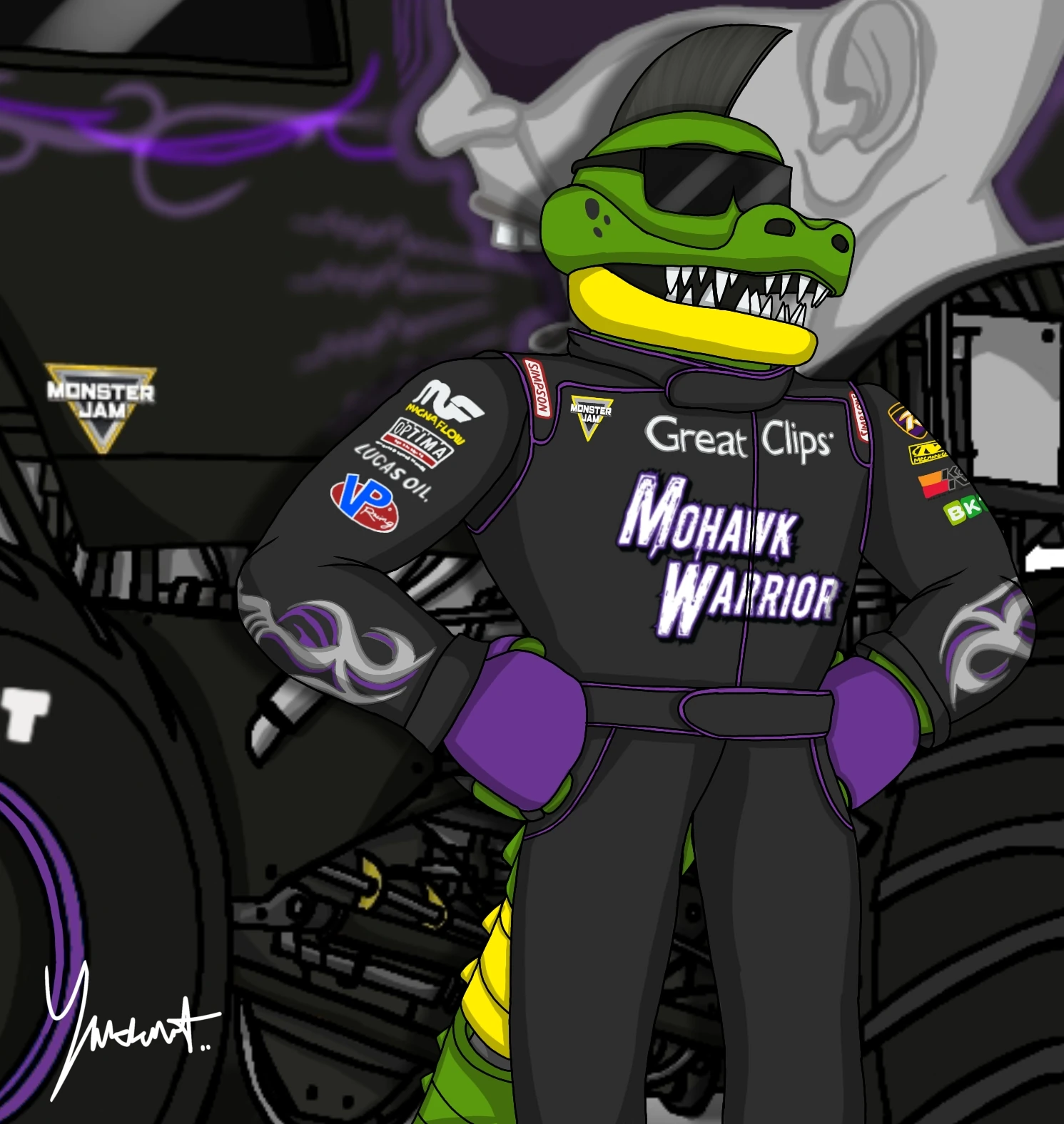 Monty Gator X Mohawk Warrior.. | Fandom